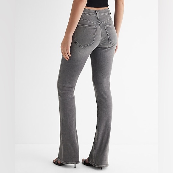 Express | Jeans | Nwt Express Mid Rise Gray Wash Skyscraper Jeans Size ...